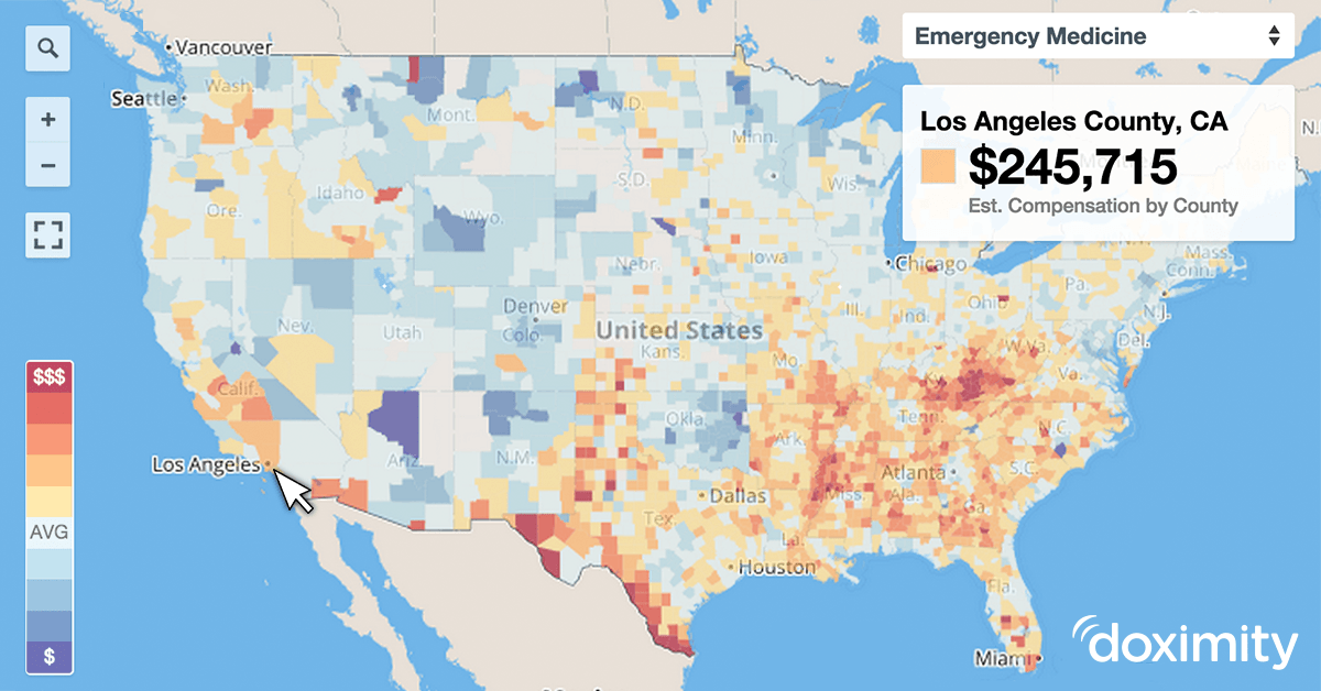 Salary Map | Doximity